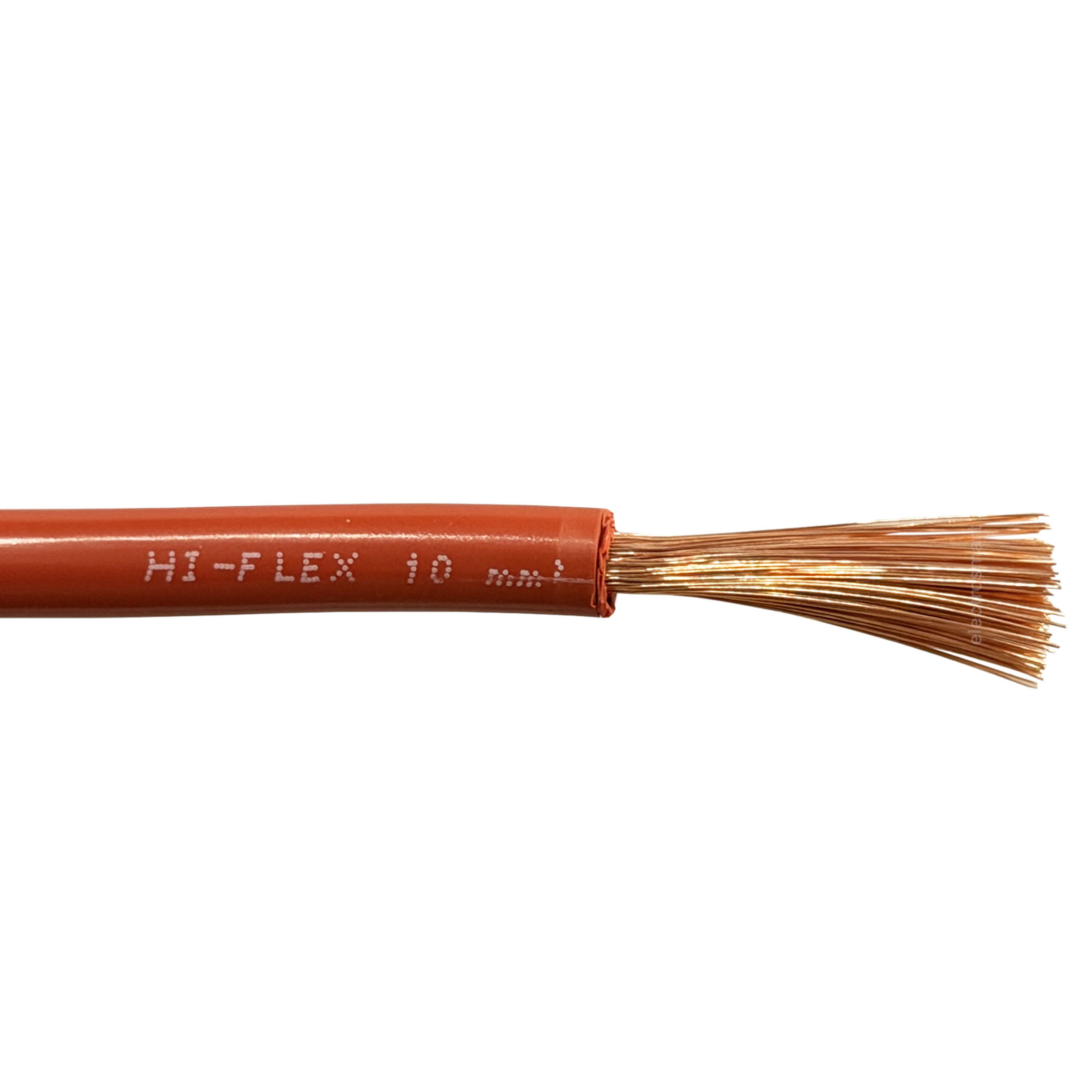 1m x 10mm2 Red Hi-Flex Battery Cable Car Starter Power Live Earth 70 ...