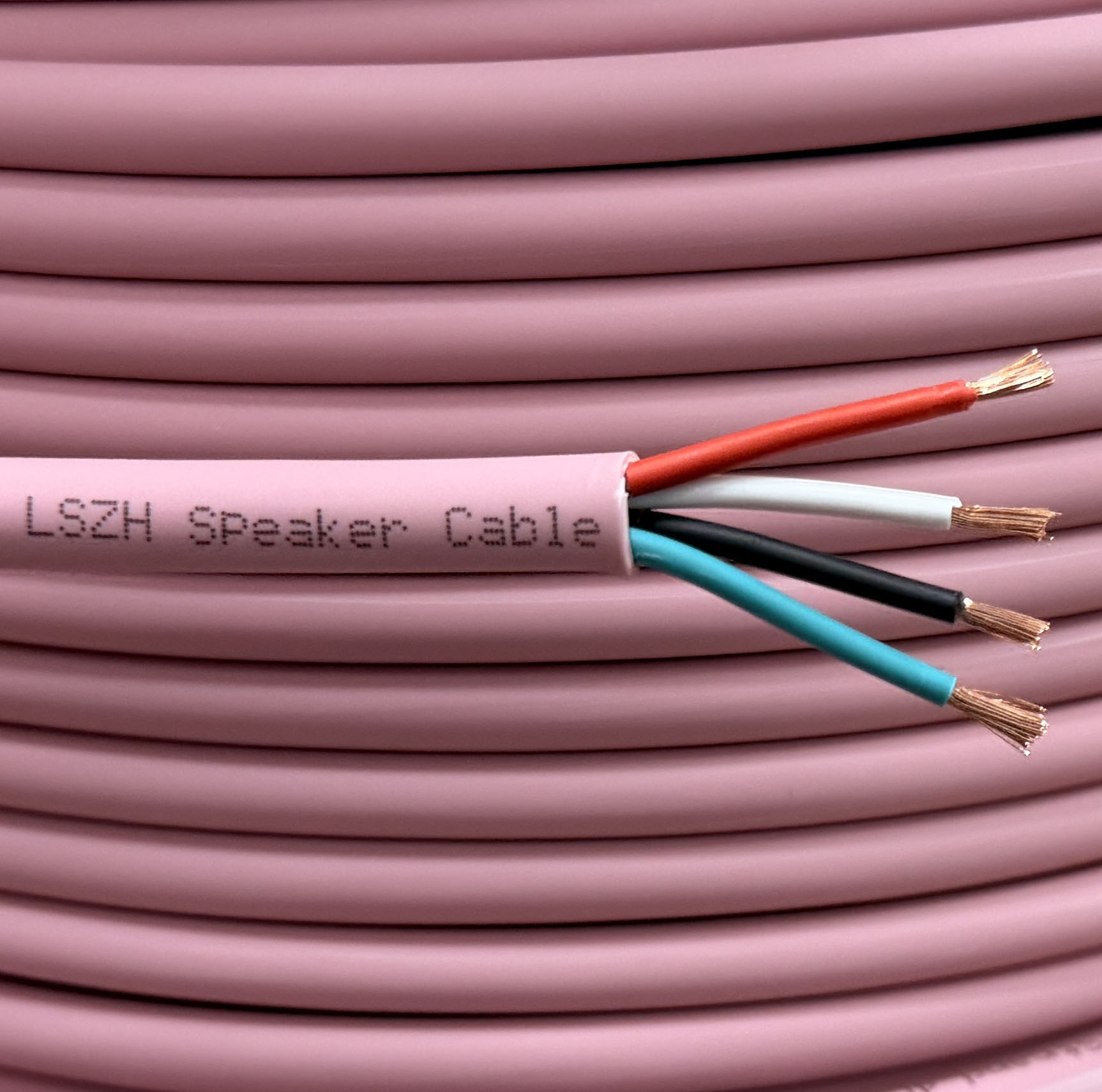 iStrand 100m 4 Core 16 AWG Copper Low Smoke Zero Halogen LSZH Speaker ...